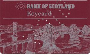 Bank Card: Bank Of Scotland Keycard (Bank Of Scotland, United Kingdom ...
