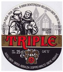 Drink Label: Triple (Brouwerij Riva, BelgiumCol:BE-BEER-009638
