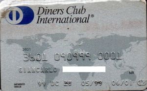Bank Card: Diners Club International (Diners Club, UruguayCol:UY-DC-0001