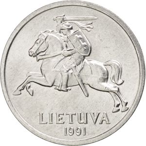 Moneda: 1 Centas (Lituania(1991~Actualidad - República Parlamentaria ...