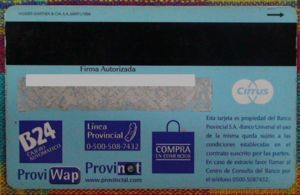 Bank Card: BBVA Banco Provincial Integral (Banco Provincial ...