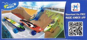Meal Toy: Skateboard (Kinder Surprise, Worldwide(Kinder - Go Move ...