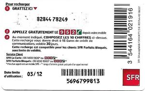 Phonecard: SFR La Carte - Bakary Sagna (SFR & Cegetel (France), France ...