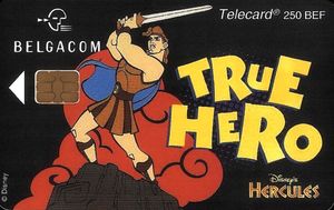 Phonecard: Hercules : True Hero (Belgacom (RTT), Belgium(CP-P (private ...
