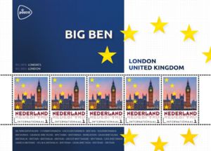 Stamp: United Kingdom: Big Ben, London (Netherlands: Personalized ...