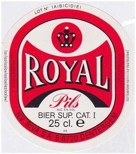 Drink Label: Royal Pils (Brouwerij Riva, BelgiumCol:BE-BEER-009669
