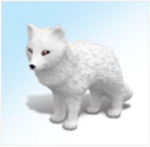 Meal Toy: Alopex lagopus (Kinder Surprise, Europe) (Kinder - Animal ...