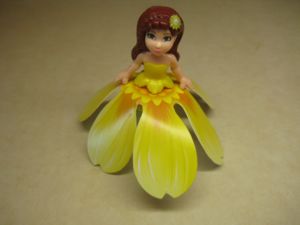 Meal Toy: Yellow flower Girl (Kinder Surprise, Worldwide) (Kinder ...