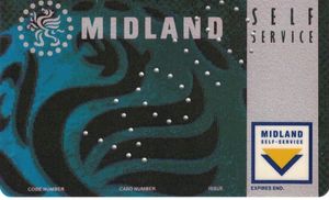 Bank Card: Midland (Midland Bank, United Kingdom of Great Britain ...