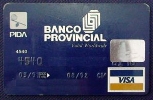 Tarjeta de Banco: Banco Provincial - Pida (Banco Provincial ...