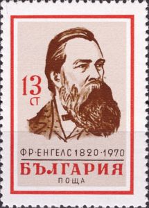 Stamp: Friedrich Engels (1820-1895) (Bulgaria(150th Birthday of ...
