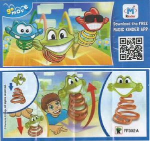 Meal Toy: Green (Kinder Surprise, Worldwide(Kinder - Go Move - Spiral ...