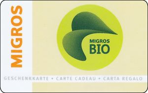 Carte cadeau: Migros Bio Label (Migros, Suisse) (Migros) Col:CH-MIG-0173d