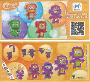 Meal Toy: Purple robot (Kinder Surprise, Worldwide(Kinder - Mixart ...