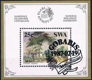 Stamp: Outspan Under Oomahaama Tree (South-West Africa(Paintings by ...