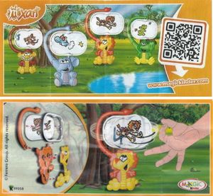 Meal Toy: Lion (Kinder Surprise, Worldwide) (Kinder - Mixart - Animals ...