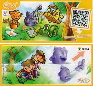 Meal Toy: Cat measuring tape (Kinder Surprise, Worldwide(Kinder ...