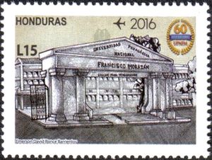 Stamp: National Pedagogical University Building (Honduras(University ...