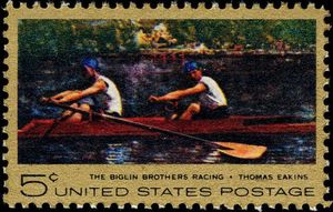 Thomas Eakins The Biglin Brothers Racing