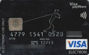 Bank Card: Visa pay Wave (Bank Zachodni WBK, PolandCol:PL-VE-0145.01