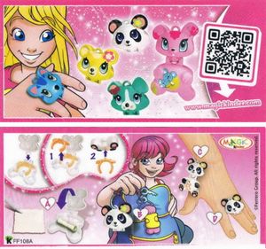 Meal Toy: Panda (Kinder Surprise, Worldwide) (Kinder - Animal jewelry ...