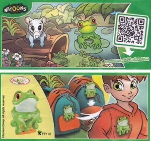 Meal Toy: Frog (Kinder Surprise, Worldwide) (Kinder - Natoons - Animal ...
