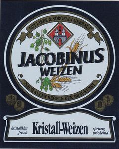 Drink Label: Jacobinus Kristall-Weizen (Eschweger Klosterbrauerei GmbH ...