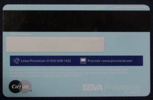 Bank Card: BBVA Provincial Integral (Banco Provincial, VenezuelaCol:VE ...