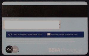 Bank Card: BBVA Provincial Integral (Banco Provincial, VenezuelaCol:VE ...
