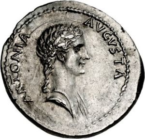 Coin: 1 Denarius (Antonia Minor) (Roman Empire) (041~054 - 4th Emperor ...