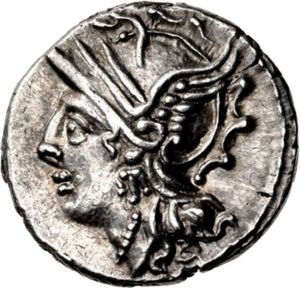 Münze: 1 Denarius (C. Coelius Caldus) (Römisches Reich) (Römische ...