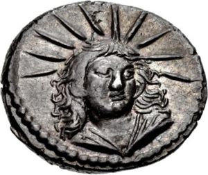 Coin: 1 Denarius (L. Mussidius Longus) (Roman Empire(0509 BCE~0027 BCE ...
