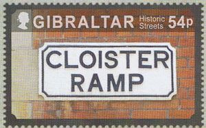 Stamp: Cloister Ramp (Gibraltar(Historic Streets of Gibraltar) Mi:GI ...