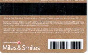 Functional Card: Miles & Smiles-elite (Airlines, Türkiye (Turkey ...