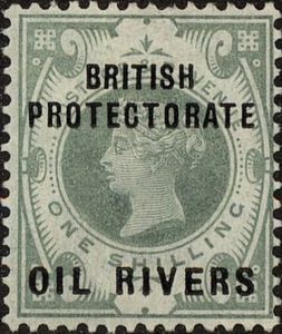 Stamp: Queen Victoria (1819-1901) (Oil Rivers Protectorate(Niger Coast ...