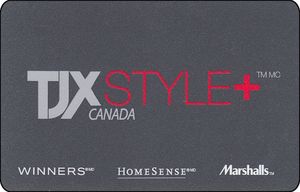 Gift Card: Tjx Style + (Winners-Homesense-Marshalls, Canada) (Winners ...