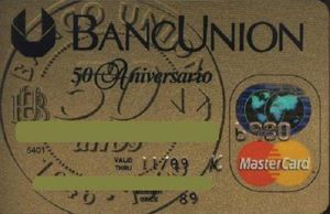 Tarjeta de Banco: BancUnion - 50 Aniversario (Banc Union, VenezuelaCol ...
