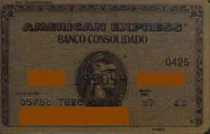 Bank Card: Banco Consolidado - American Express (Banco Consolidado ...