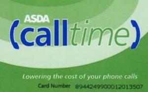 Phonecard: ASDA (Call Time) (Mobile United Kingdom, United Kingdom of ...