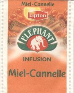 Tea Bag: Miel-Cannelle, Lipton infusion, 5414100 (Elephant, France ...