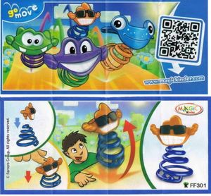 Meal Toy: Orange face (Kinder Surprise, Worldwide(Kinder - Go Move ...