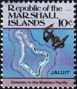 Stamp: Jaluit, anchor buoys (Marshall Islands(Maps and Navigation) Mi ...