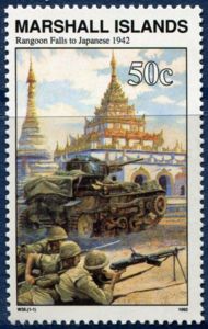 Stamp: Rangoon falls to Japanese (Marshall Islands(II World War) Mi:MH ...