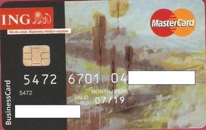 Bank Card: Business Card (ING Bank Śląski SA, PolandCol:PL-MC-0087.02