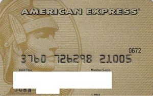 Bank Card: American Express (American Express, AustraliaCol:AU-AE-0013