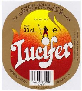 Drink Label: Lucifer Cerveza Especial (Brouwerij Riva, BelgiumCol:BE ...