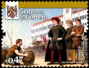 切手: 500 years postal services in Portugal (ポルトガル(500th Anniversary of ...