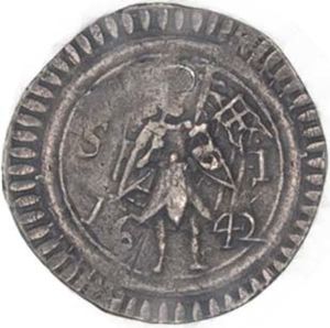 Moneda: 1 Xerafim (300 reis - ½ Rupia) (India - Colonia Portuguesa(I ...
