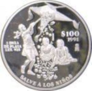 Coin: 100 Pesos (Mexico(Mexico) WCC:km539