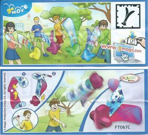 Meal Toy: Red (Kinder Surprise, Worldwide(Kinder - Go Move - Throwing ...